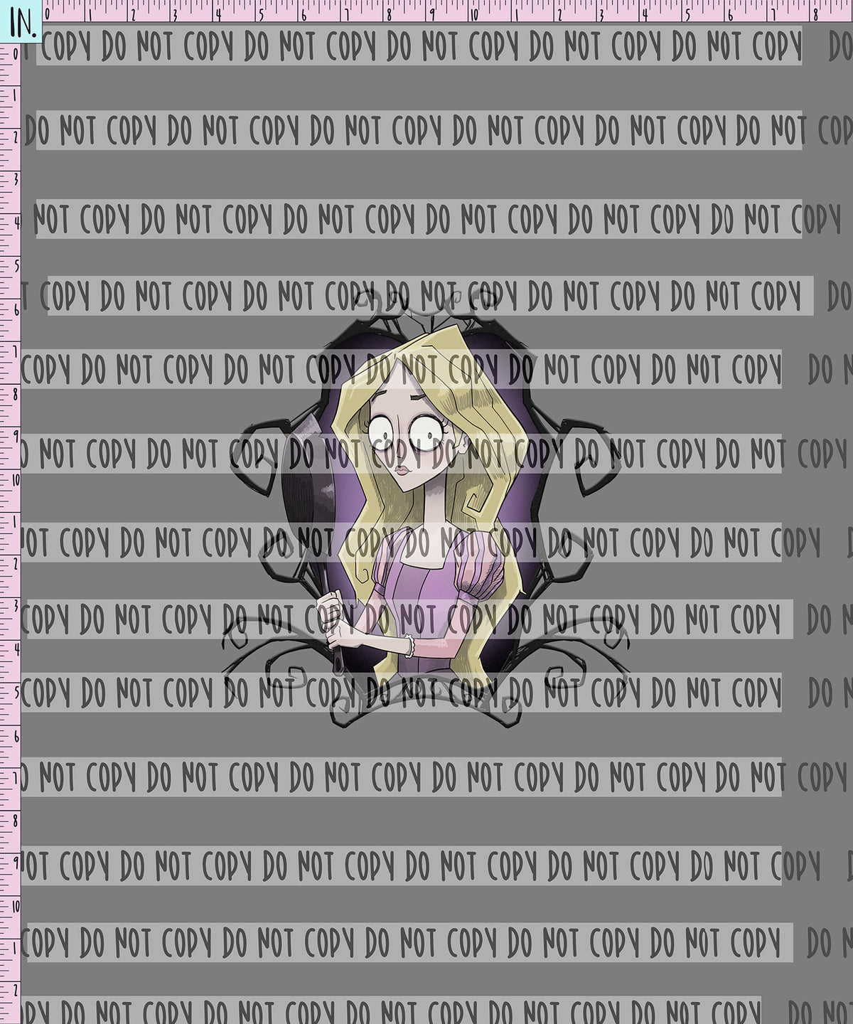 RETAIL PANEL Burton Rapunzel | Zombie Bunny Fabrics