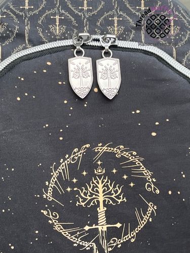 RETAIL ZIPPER PULL The White Tree | Zombie Bunny Fabrics