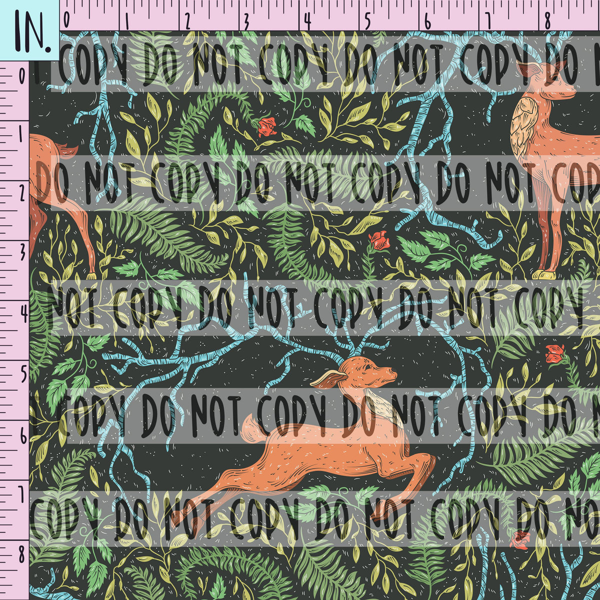 RETAIL Mythical Creatures - Stag | Zombie Bunny Fabrics