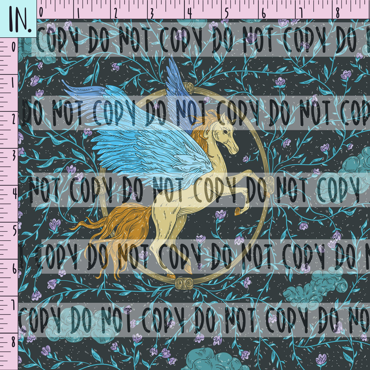 RETAIL Mythical Creatures - Pegasus | Zombie Bunny Fabrics